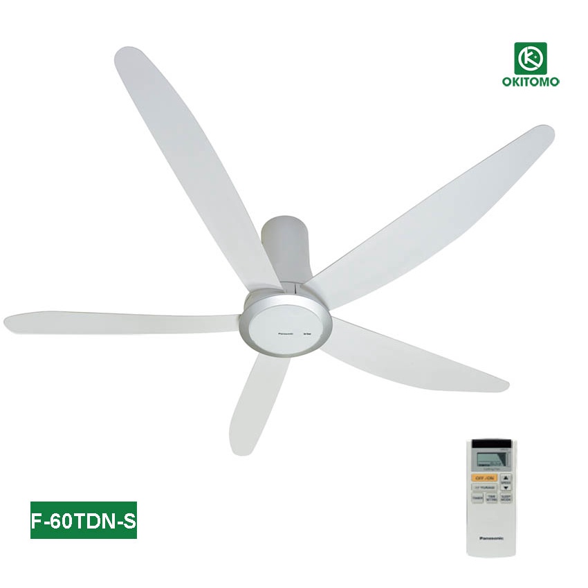 Quạt Trần 5 cánh Panasonic F60TDN‑S ti 21cm | Shopee Việt Nam
