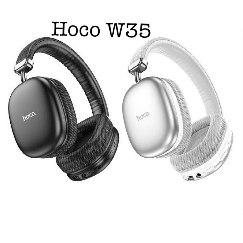Tai Nghe Chụp Tai Hoco W35 - Pin Siêu Trâu 40h, Bluetooth V5.3, Chống Ồn, Chống Thấm Nước ...