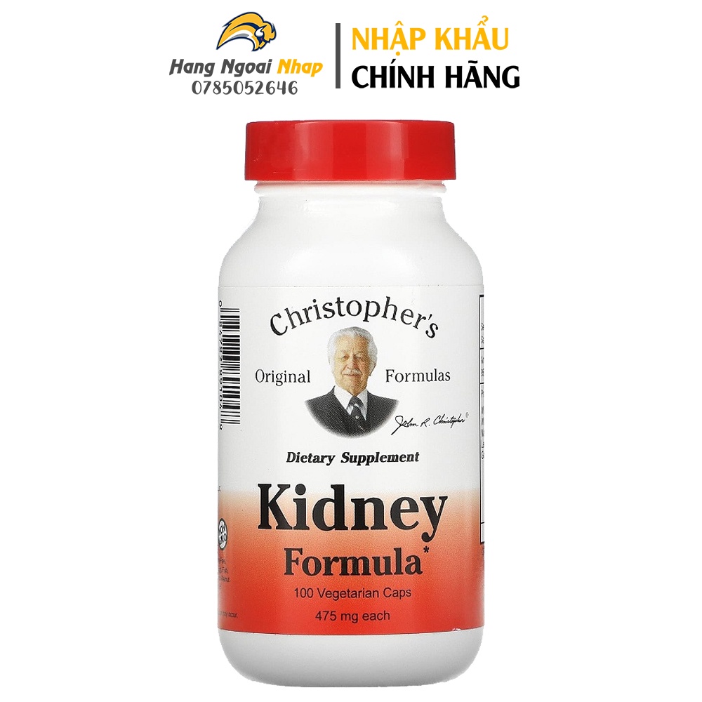 Dr. Christopher's Original Formulas Kidney Formula 475mg Viên Uống Bổ ...