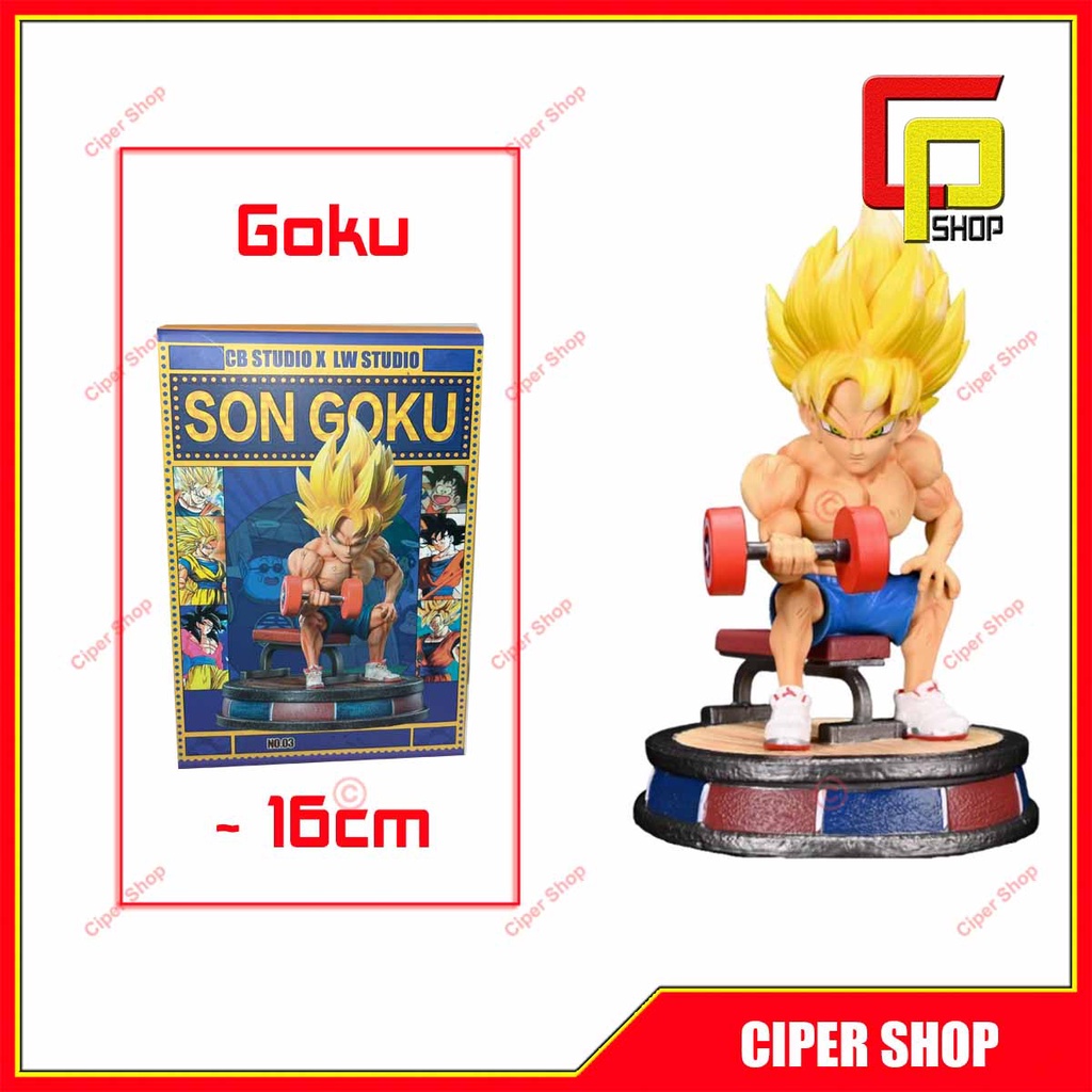 Mô hình Son Goku tập tạ - Figure Goku Dragon Ball | Shopee Việt Nam