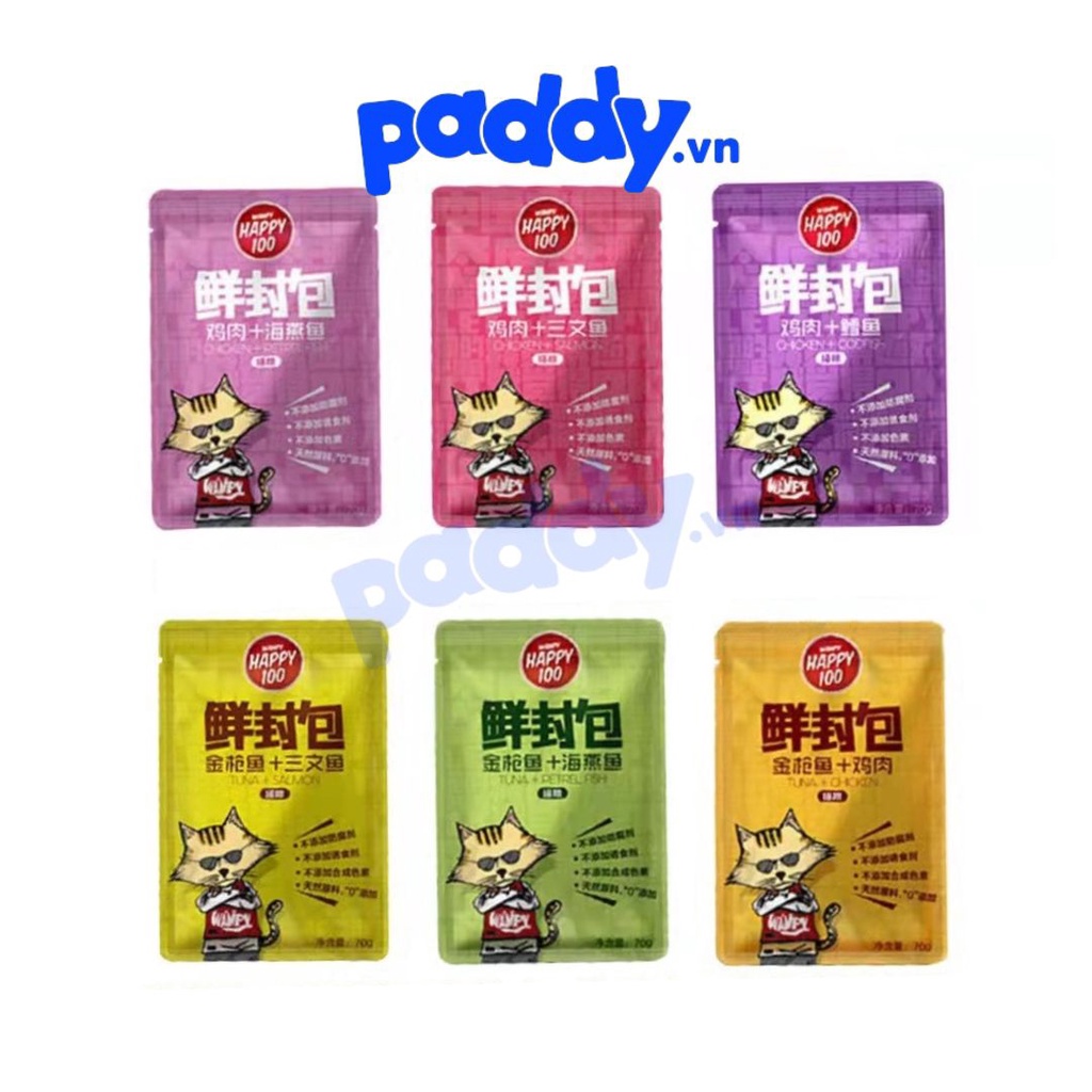 Pate Mèo Wanpy Happy 100 (70g) | Shopee Việt Nam
