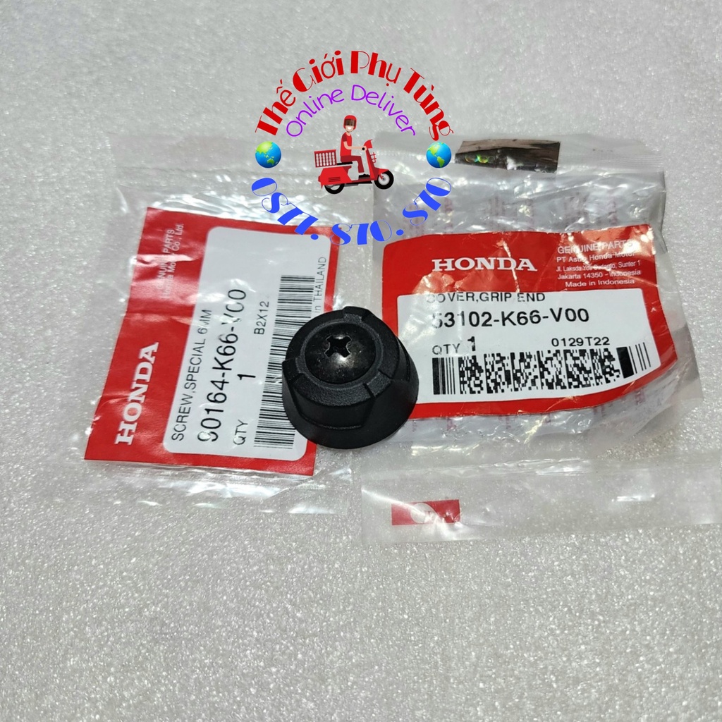 Gù tay lái AB 2016-2019 (Air Blade 125) zin Honda - 53102-K66-V00 ...