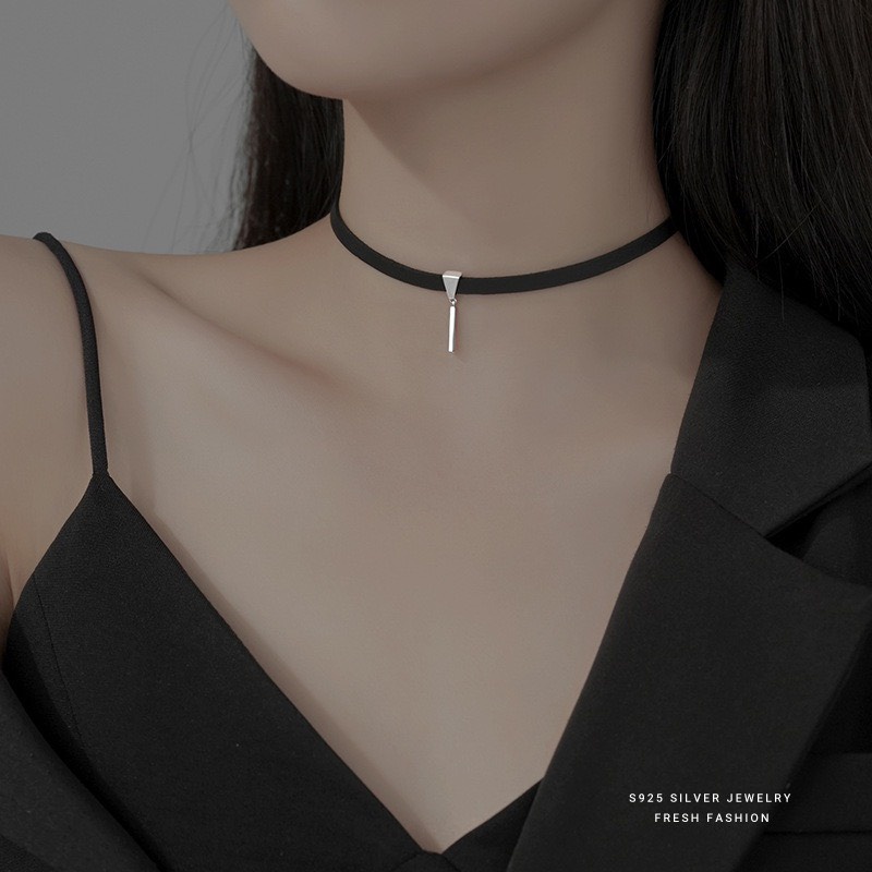 Choker dây da basic phong cách cá tính dây nhỏ | Shopee Việt Nam