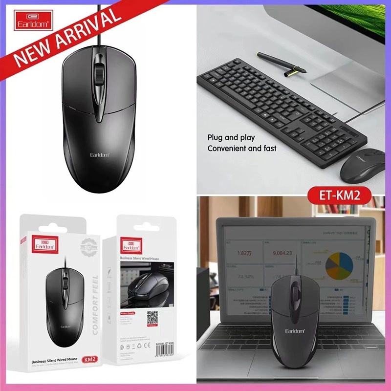Chuột có dây Earldom ET – KM2/ ET - KM3 | Shopee Việt Nam