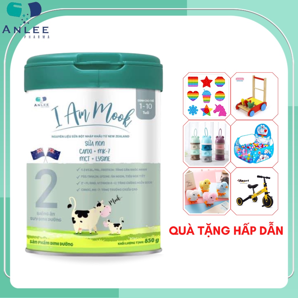 [FREE SHIP] SỮA I AM MOOK số 2 (dành cho trẻ 1-10 tuổi) - lon 850gram ...
