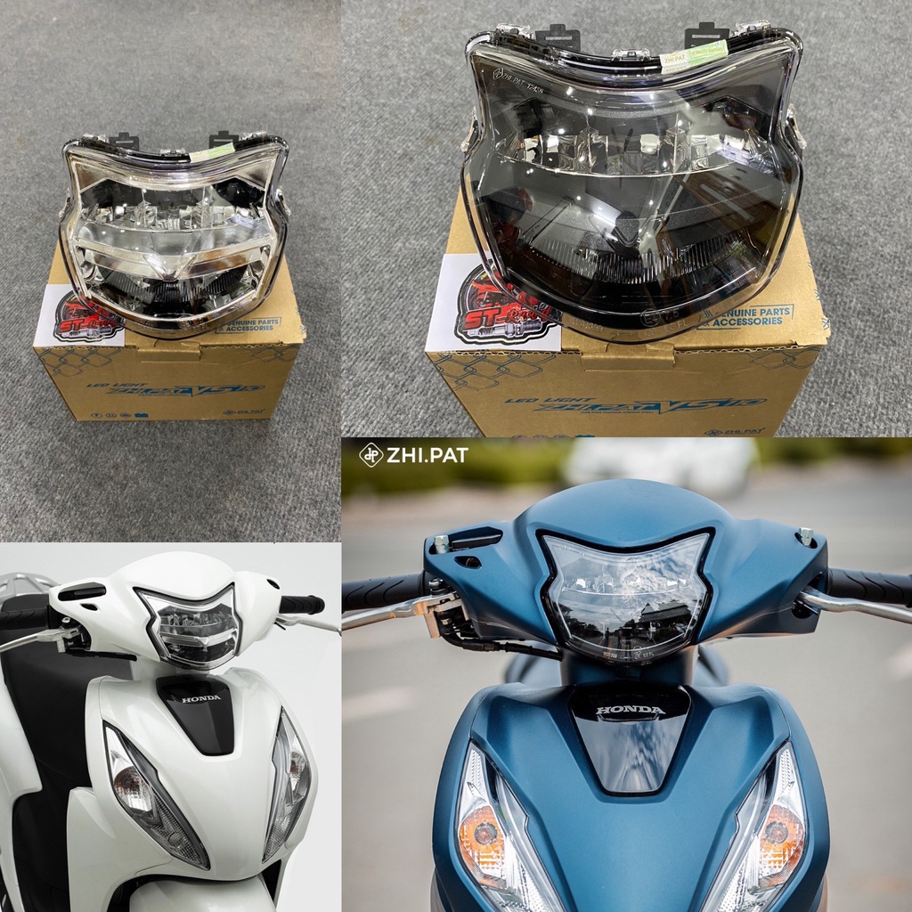 Chóa Đèn pha LED ZHiPAT 2 tầng gắn Vison các đời chính hãng | Shopee ...