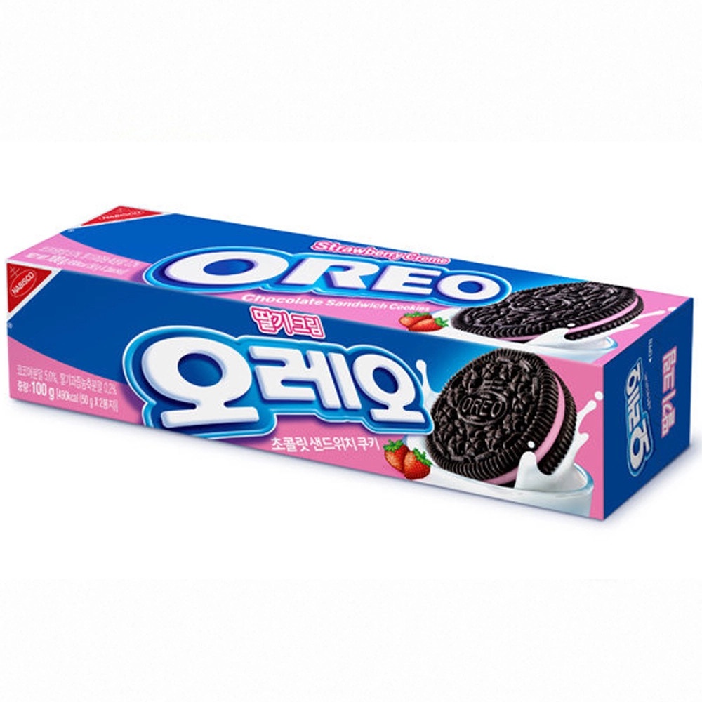 [OREO NỘI ĐỊA HÀN] BÁNH OREO DÂU 오레오딸기 100g | Shopee Việt Nam