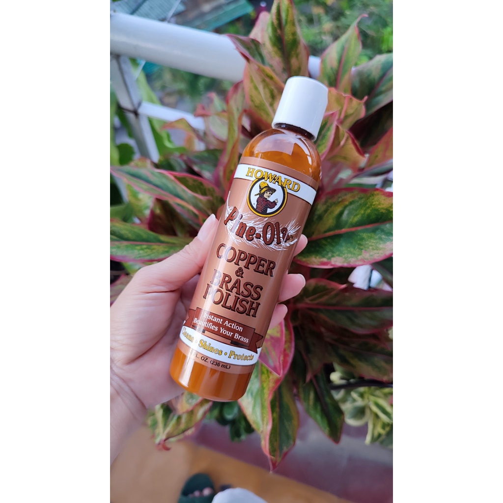 Dung dịch lau bóng đồ đồng, thau Howard Pine-Ola Copper & Brass Polish ...