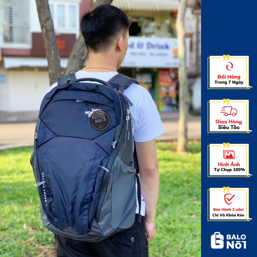 Balo TNF Router Transit 2018 Zinc Grey Heather | Shopee Việt Nam