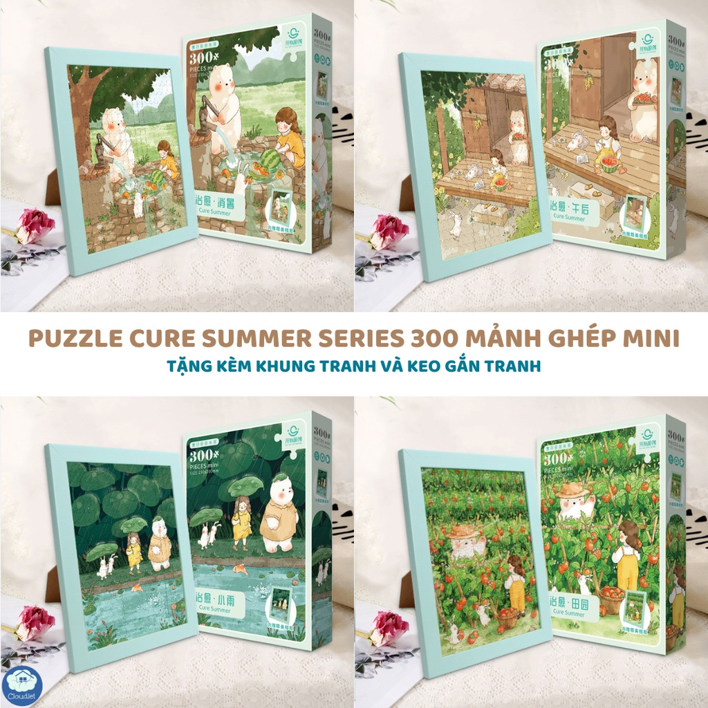 [VIDEO REVIEW] Bộ Tranh Ghép Hình Cure Summer 300 Mảnh Mini - Jigsaw ...