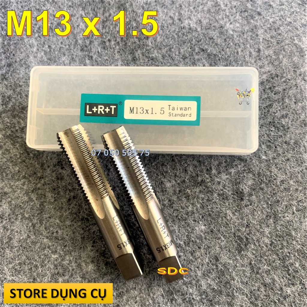 M13-M24 Bộ 2 Mũi Taro Tạo Ren M13, M14, M16, M18, M20, M22, M24 Taiwan L+R+T | Mũi taro tạo ren ...