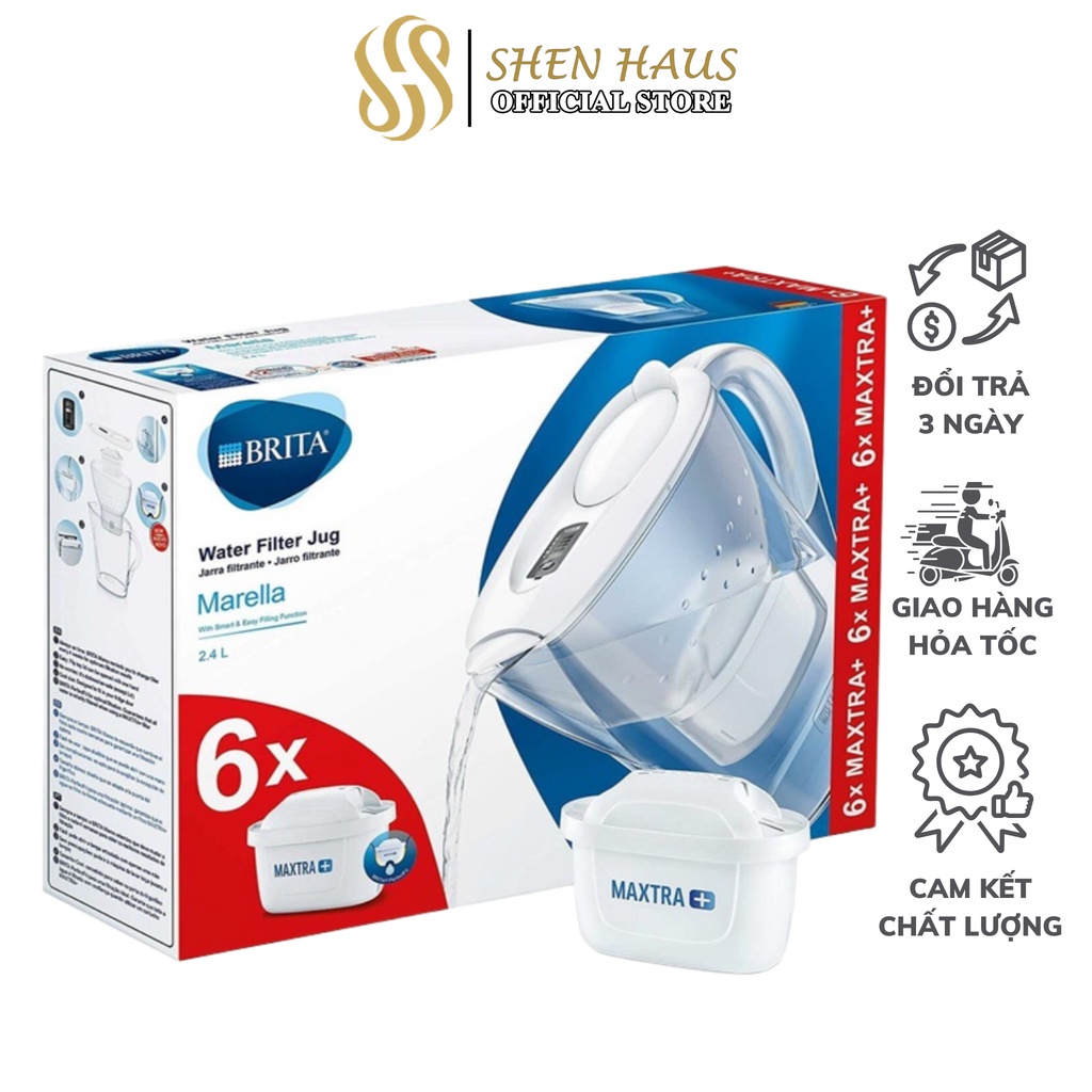 Bộ 6 Lõi Lọc Bình Brita Maxtra Plus Filter Cartridge 2,4L - Hàng Chính ...