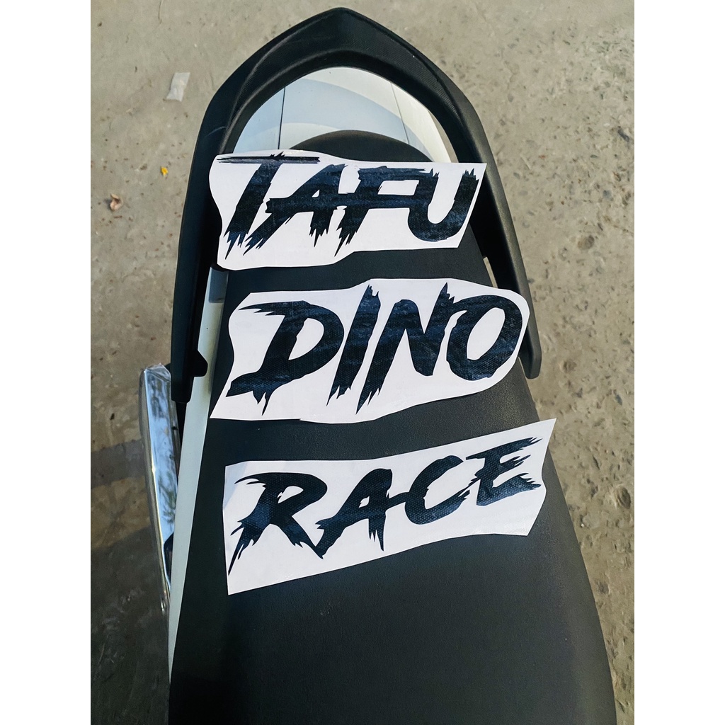(size 20cm) Tem Lột - RACE - TAFU - DINO - Tem dán sườn, mặt nạ, thân ...