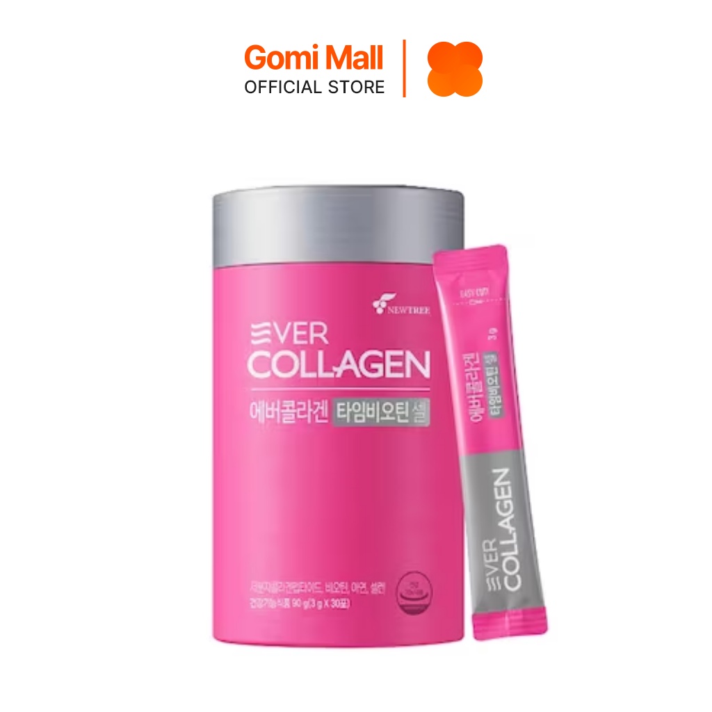 Collagen dạng bột Ever Collagen Time Biotin Cell - 1 Month giúp da khỏe ...