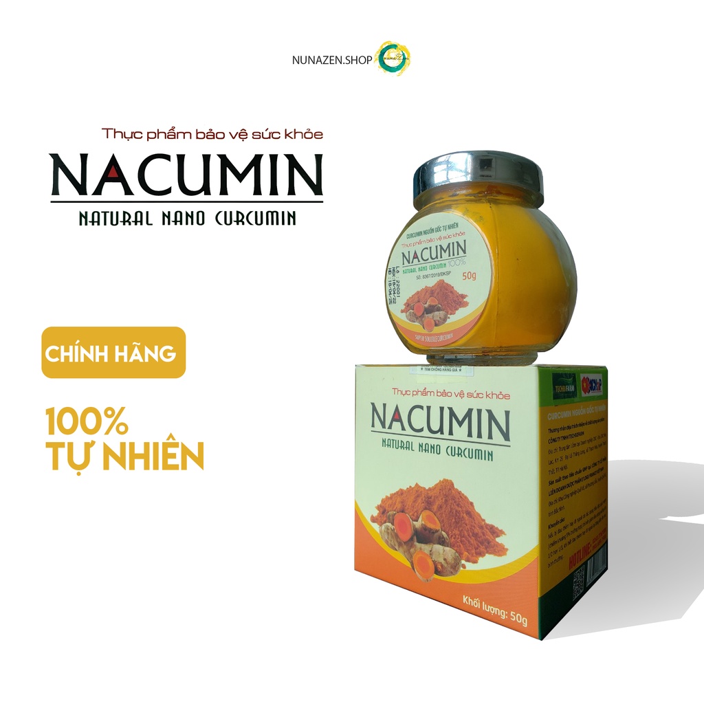 Nghệ nano NACUMIN tinh bột nghệ nguyên chất 50g- SP ứng dụng Viện Hàn ...