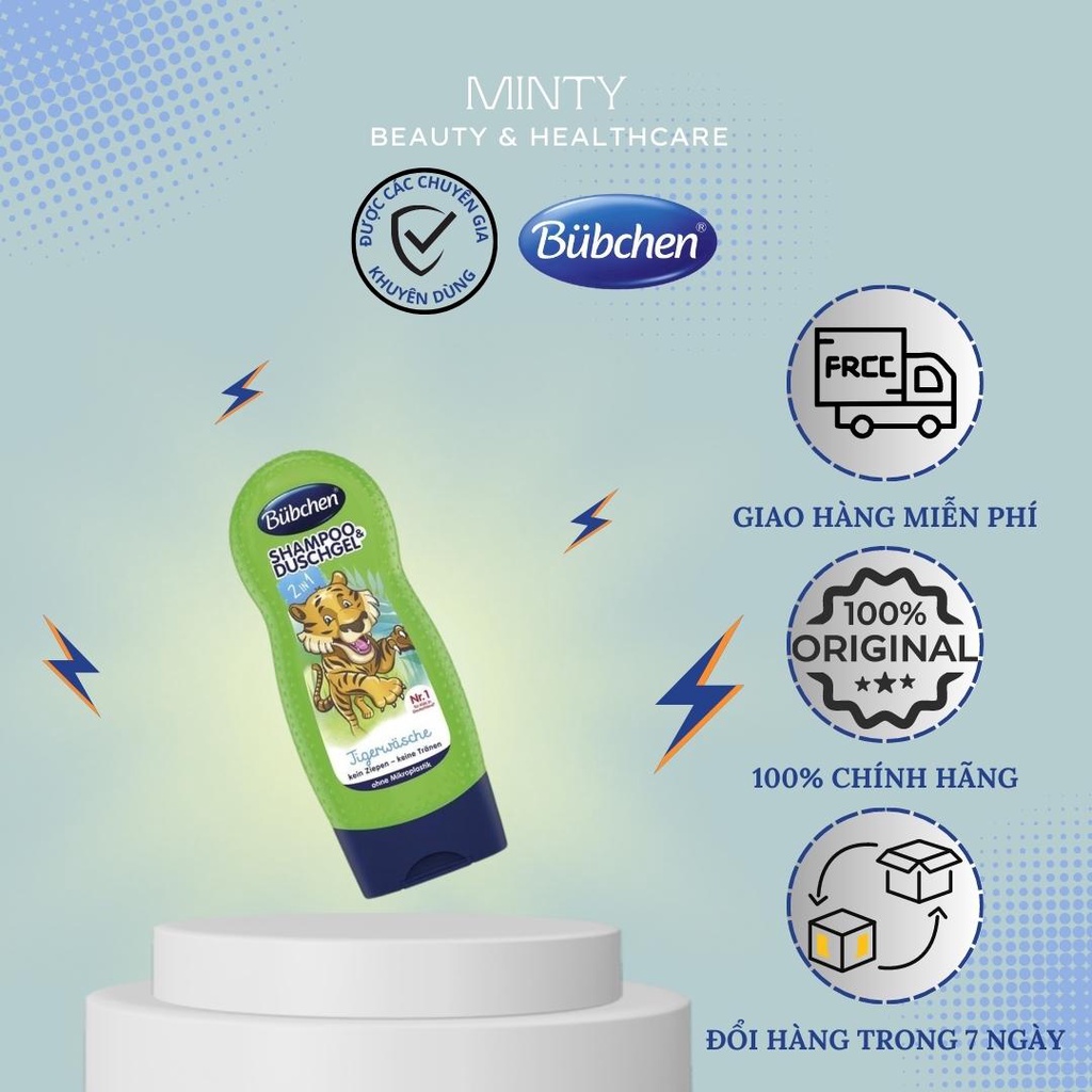 Sữa tắm gội Bubchen Đức Hổ Con xanh lá cho bé 2in1 230ml(Dành cho bé từ 3 tuổi trở lên) | Shopee ...
