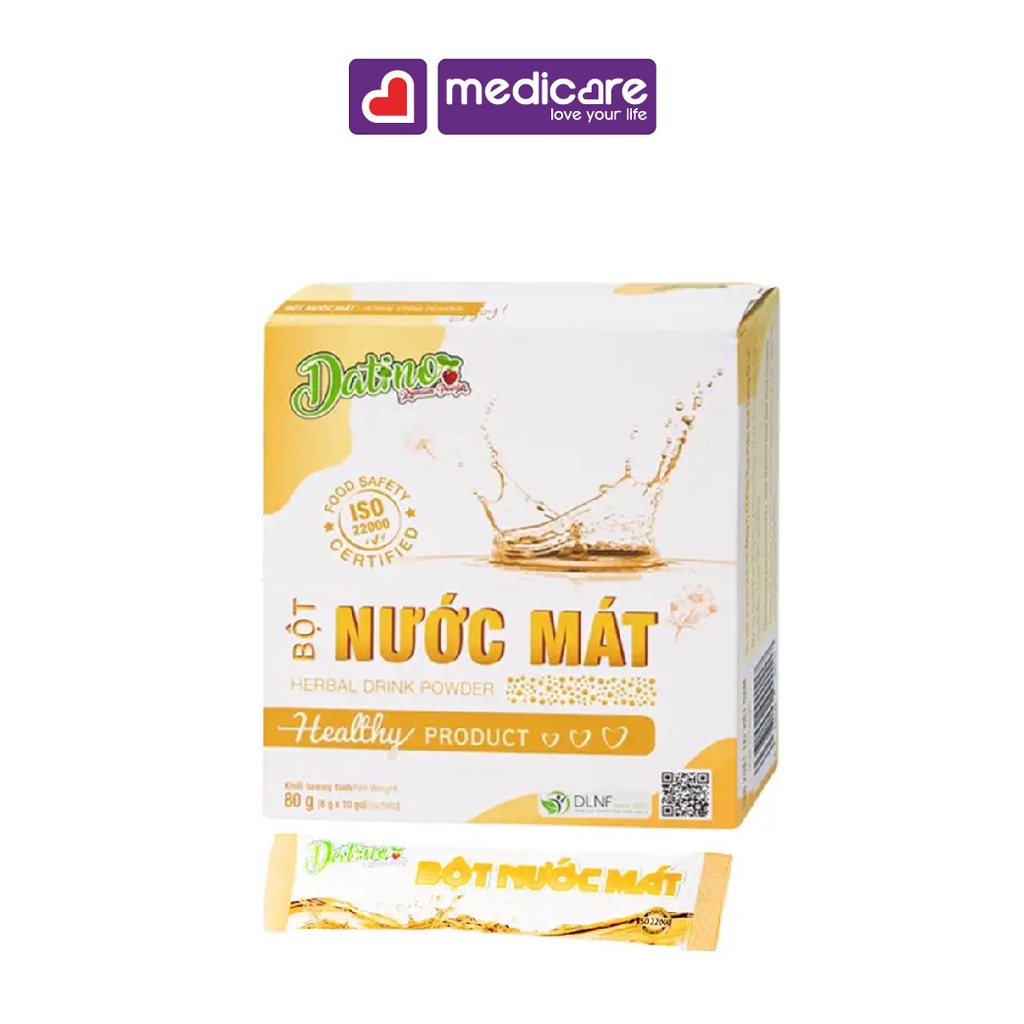 DATINO Bột Nước Mát Thanh Nhiệt hộp 10gói x 8g | Shopee Việt Nam