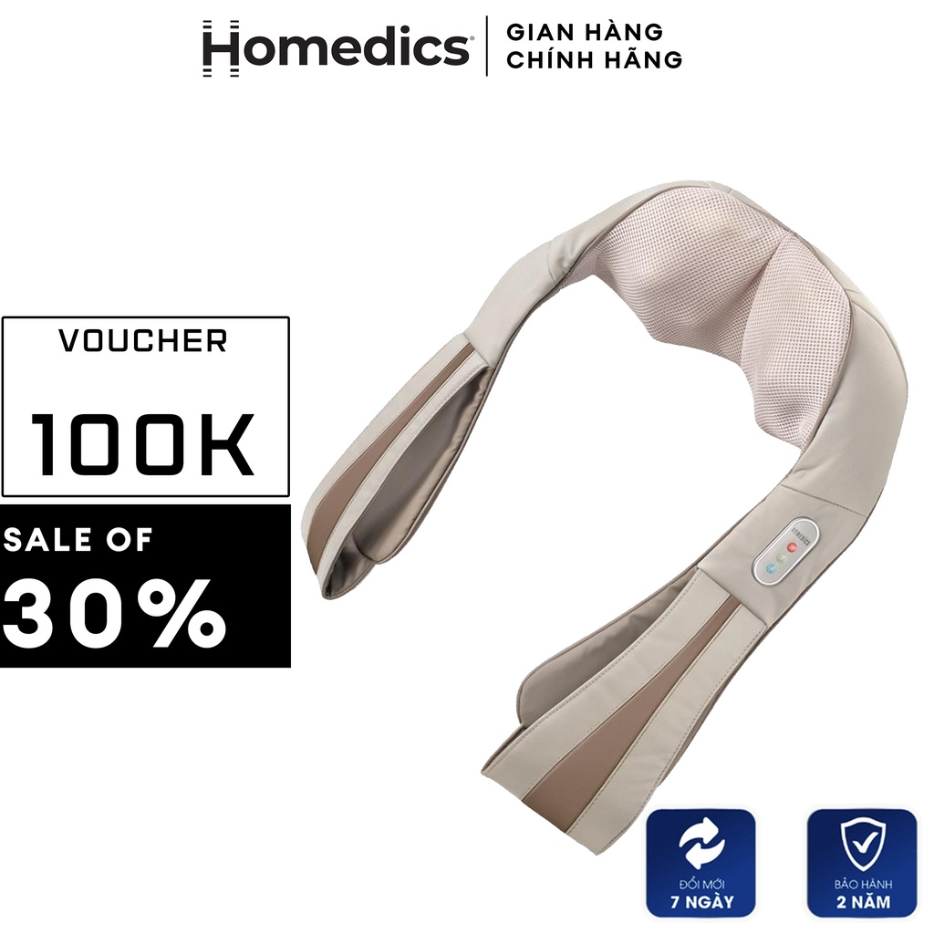 Đai massage vai cổ gáy chuyên nghiệp HoMedics NMS-620H HTBeauty 4 bi ...