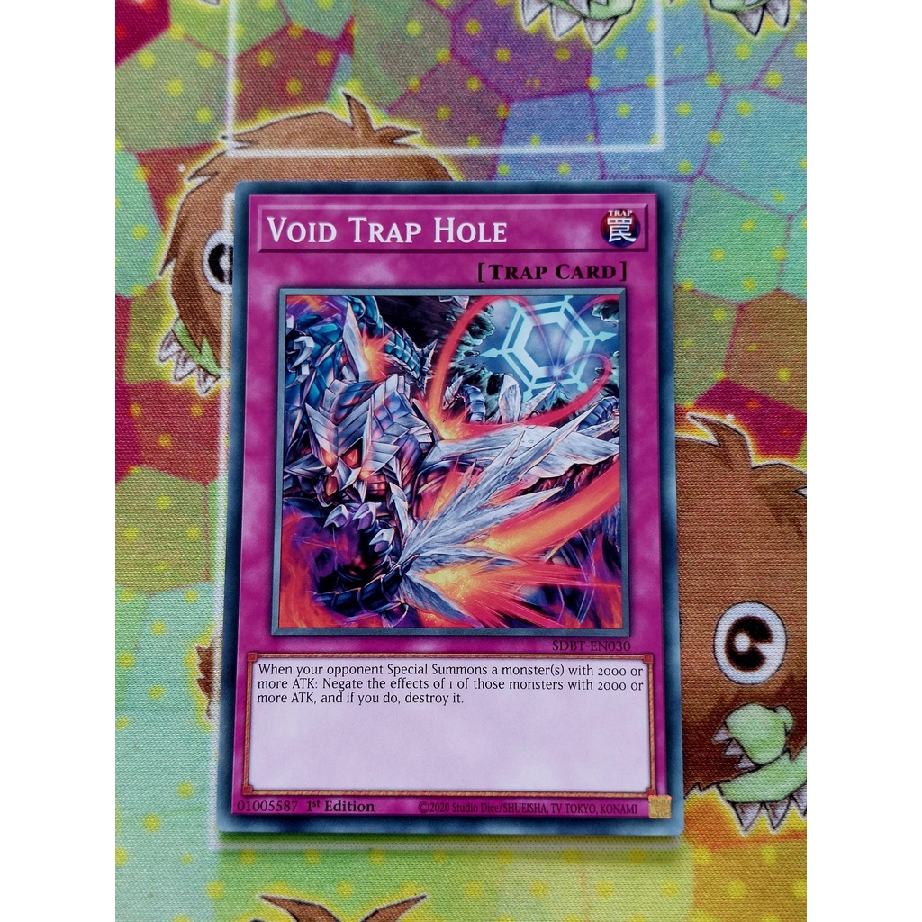 [ Đỗ Lạc Shop ] Thẻ Bài Yugioh Trap Void Trap Hole - SDBT-EN030 - Common | Shopee Việt Nam