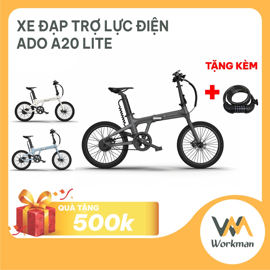 Xe Đạp Trợ Lực Điện ADO A20 LITE - Xe Đạp Gấp Gọn - Siêu Nhẹ | Shopee Việt Nam