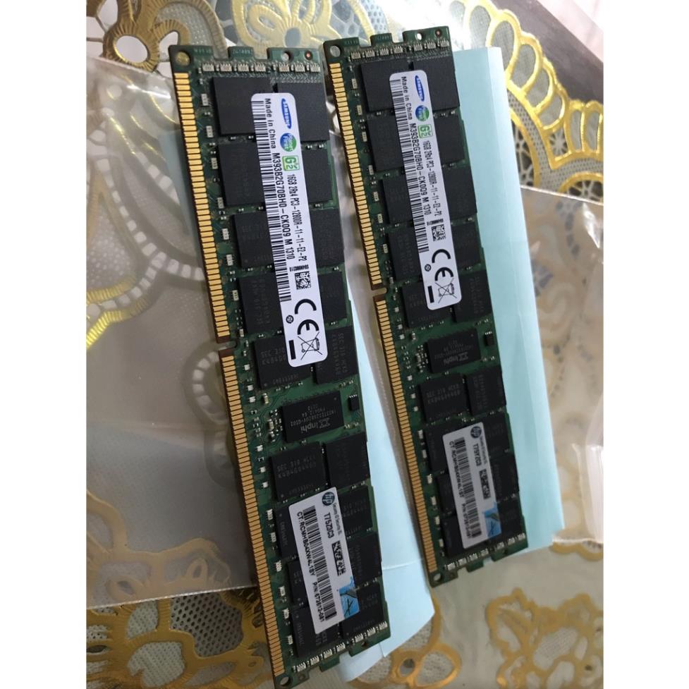 RAM DDR3 8GB 16GB 32GB ECC REGISTERED tháo máy bộ dùng cho Main Xeon ...