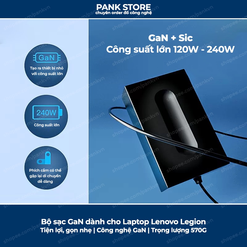 Sạc GaN 230W - 300W dành cho Laptop | Công nghệ GaN | Nhỏ gọn, tiện lợi ...