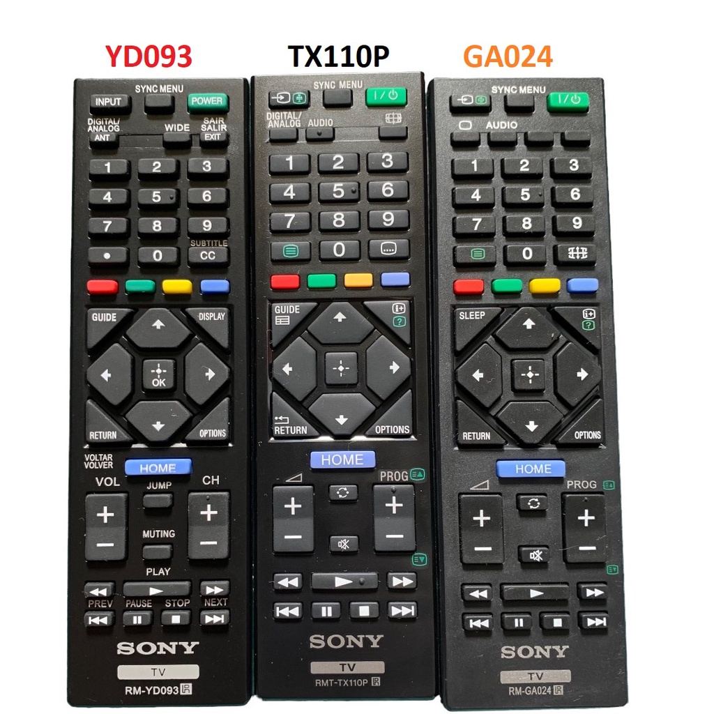 Điều khiển tivi Sony Smart chính hãng, không giọng nói, remote sony thường, bấm mót của tivi so ...