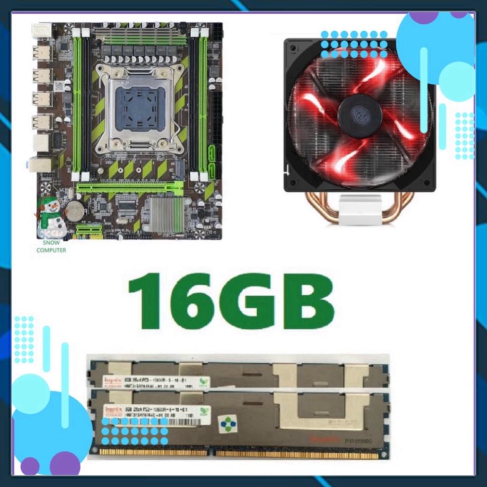 Combo Main Chip Ram Xeon x58 x79 x99 x5670 E5 2689 2678v3 2011 Bộ bo ...