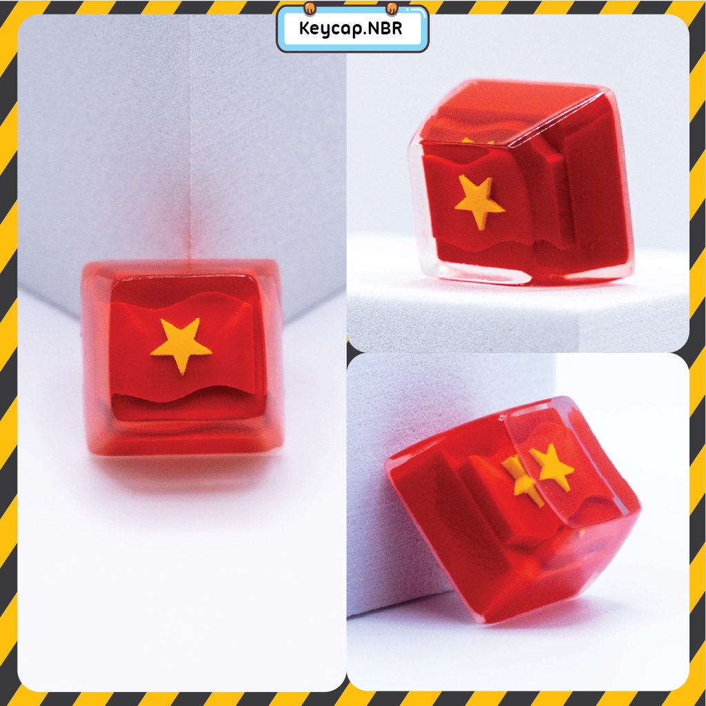 Keycap Cờ Đỏ Sao Vàng trang trí bàn phím cơ | Shopee Việt Nam