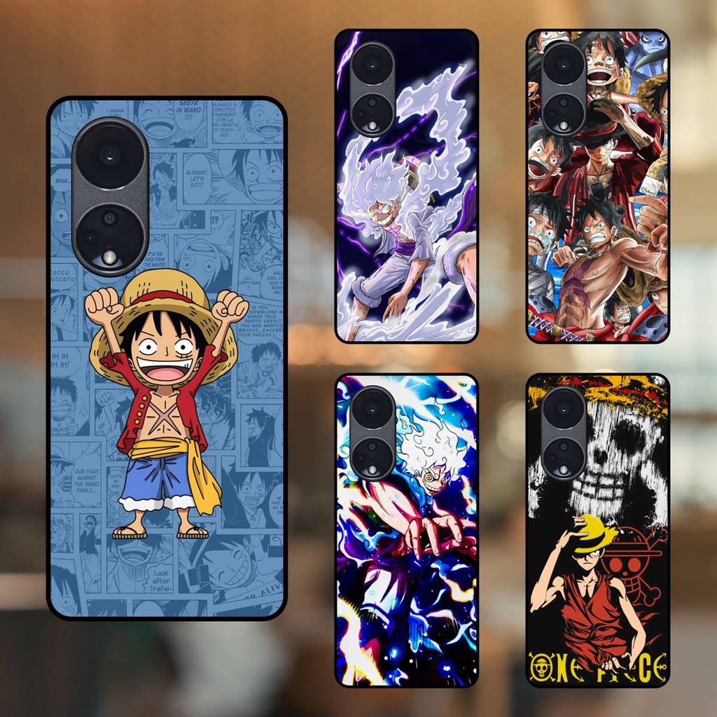 Ốp lưng điện thoại Oppo Reno 8T 5G viền đen Luffy One Piece | Shopee ...