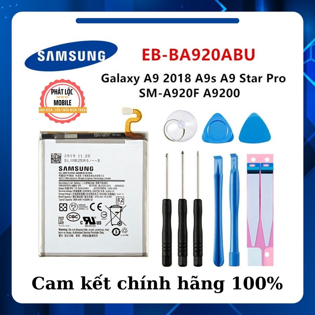 Pin Samsung Galaxy A9 2018 ( A920) zin chính hãng Samsung sản xuất ...