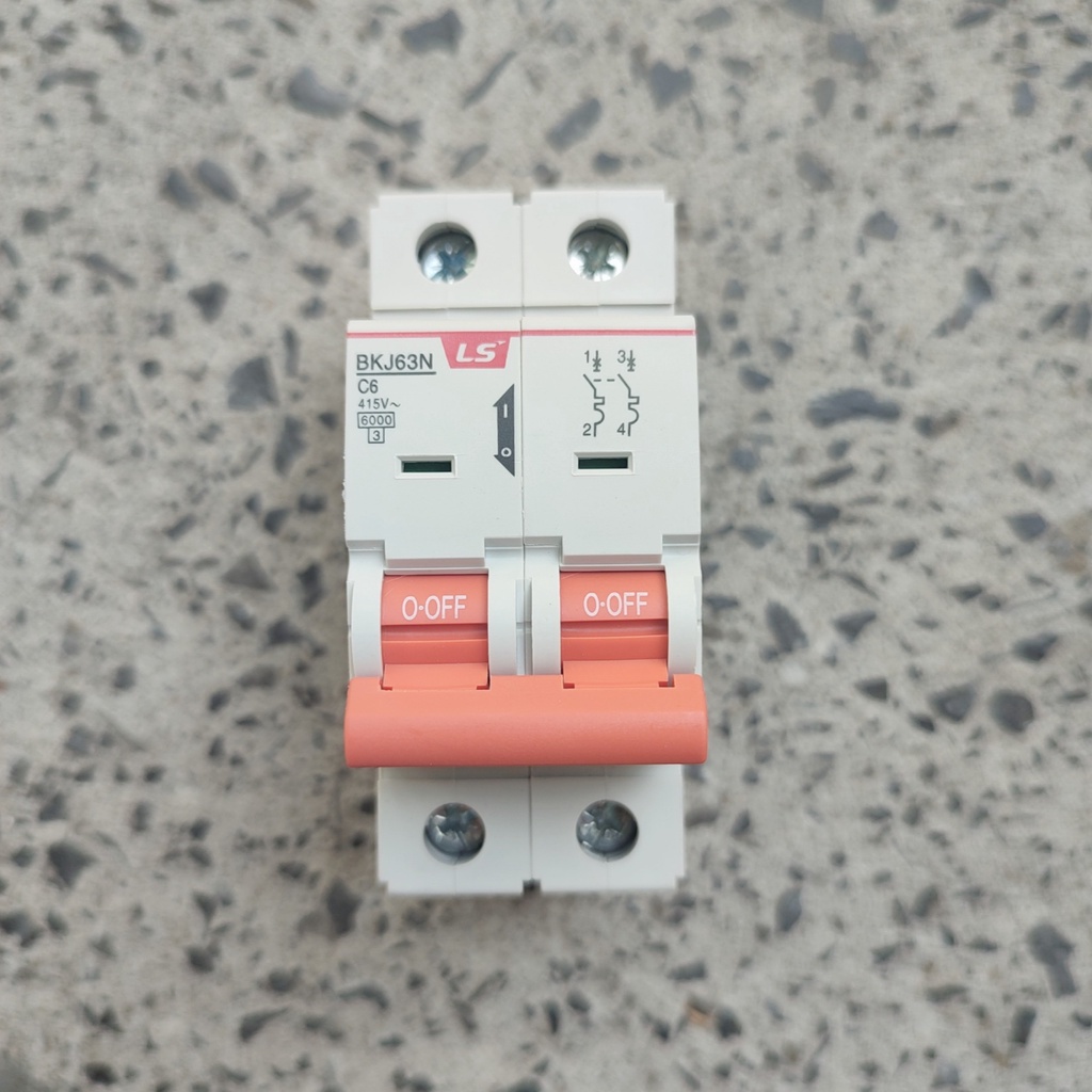 Cầu dao tự động (Aptomat) , CB tép, MCB LS BKN CB 2P 6A -> 63A dòng cắt 6kA | Shopee Việt Nam