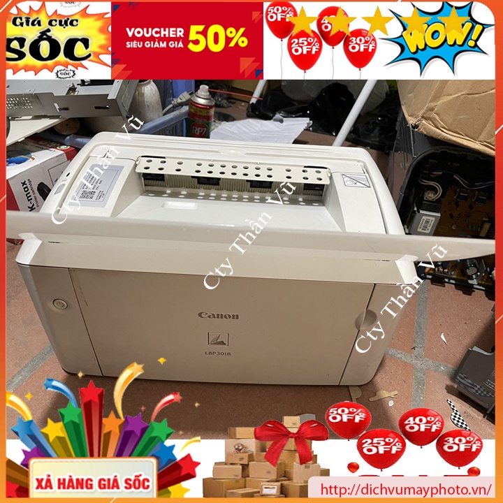 Máy in cũ Canon LBP 3018 3050 hàng bền nhỏ gọn in gia đình in tài liệu ...