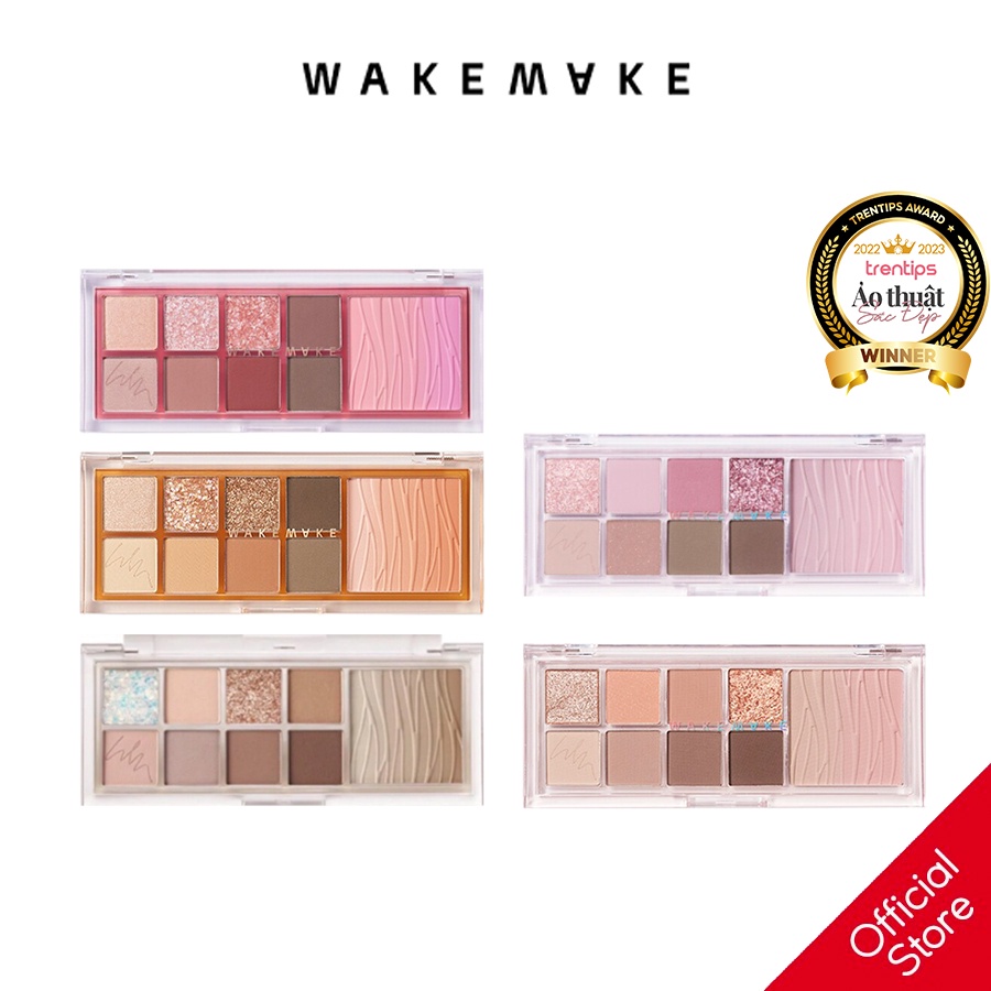 Bảng Phấn Mắt 9 Ô Wakemake Mix Blurring Eye Palette 10g | Shopee Việt Nam