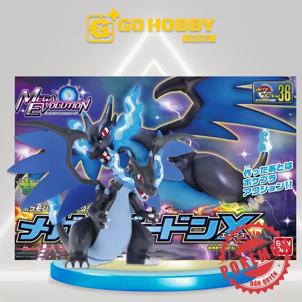 POKEPLA 36 | Mega Lizardon X | Đồ chơi lắp ráp POKÉMON | Shopee Việt Nam