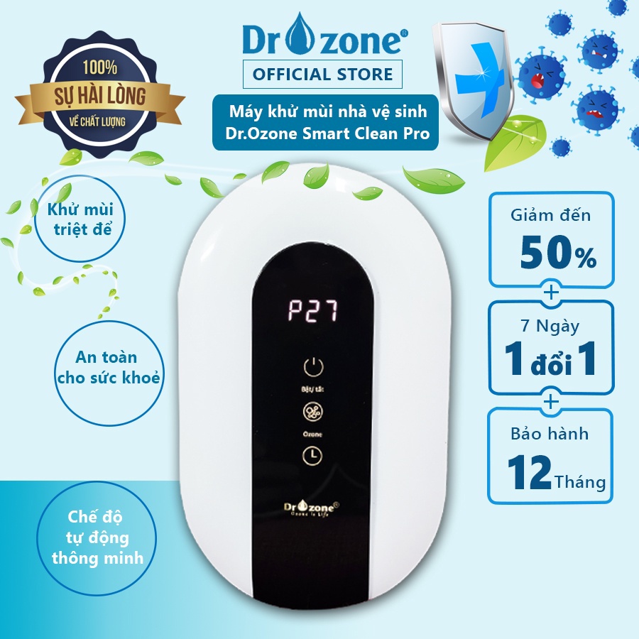 Máy khử mùi nhà vệ sinh Dr.Ozone Smart Clean Pro 10m2 -25m2 [ HSVN ...