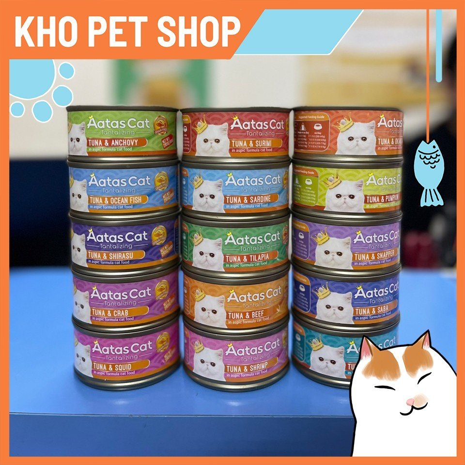 Pate lon Aatas 80g cho mèo | Shopee Việt Nam