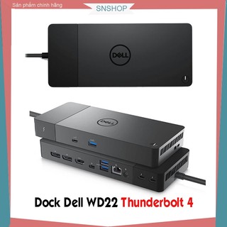 Dock Dell WD22TB4 Thunderbolt 4 Bộ chuyển đổi cổng kết nối, xuất 4 màn ...