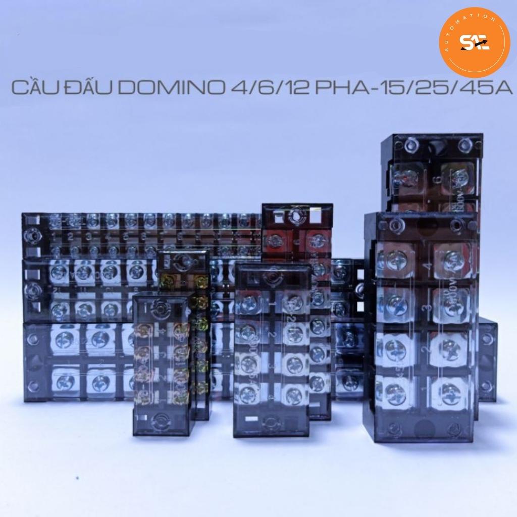 Cầu Đấu Điện Domino Các Loại 15A/25A/45A - 4P/6P/12P | Shopee Việt Nam