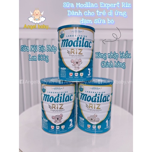 [CHÍNH HÃNG] Sữa Modilac Expert Riz Pháp cho bé bị dị ứng đạm sữa bò ...