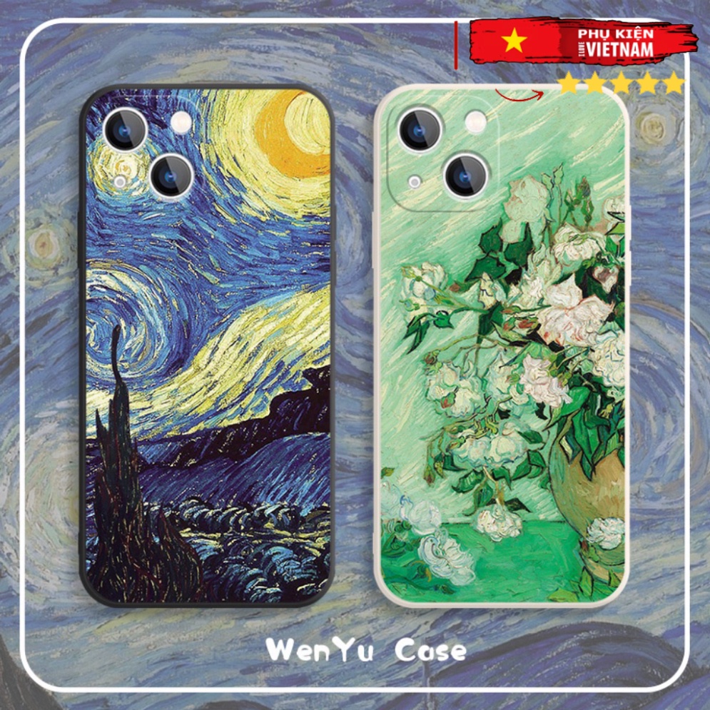 Ốp Lưng Tranh Van Gogh Nhiều Mẫu Mã Cho Điện Thoại Iphone 13 Pro 11 Max Xr 6s 7 8 Plus 12 Mini ...