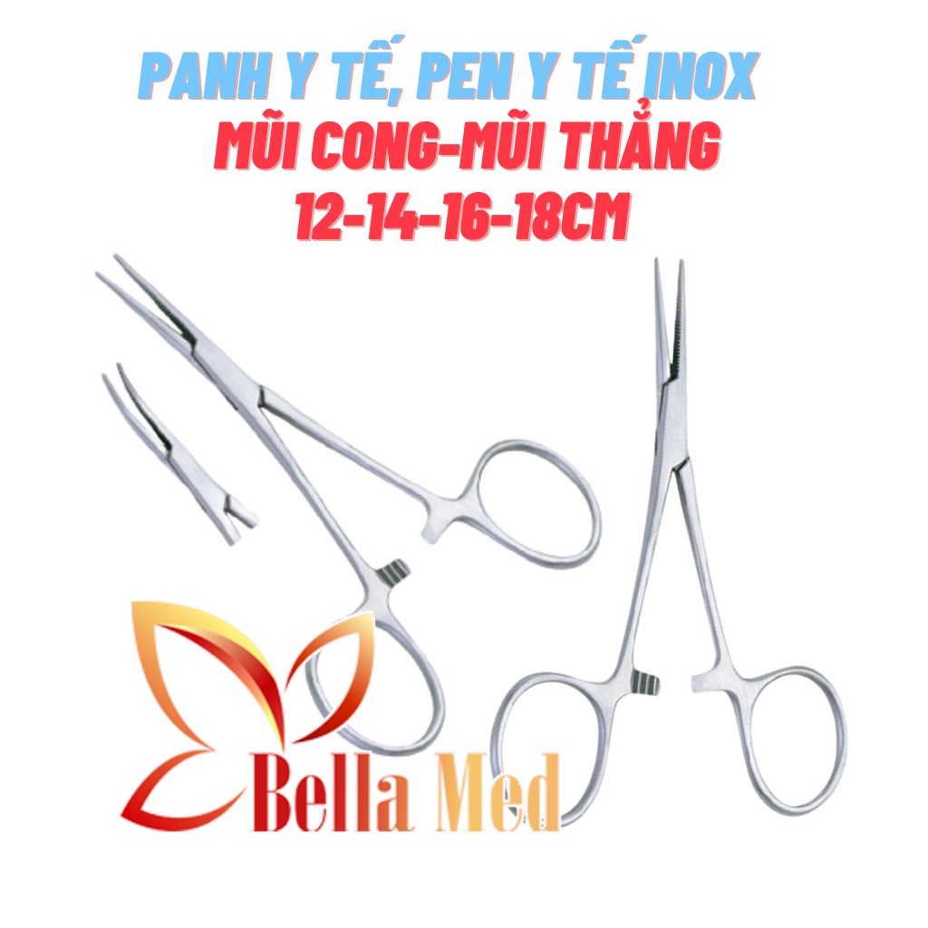 Panh y tế, Pen y tế inox nhiều size lựa chọn, có cả mũi thẳng và mũi ...