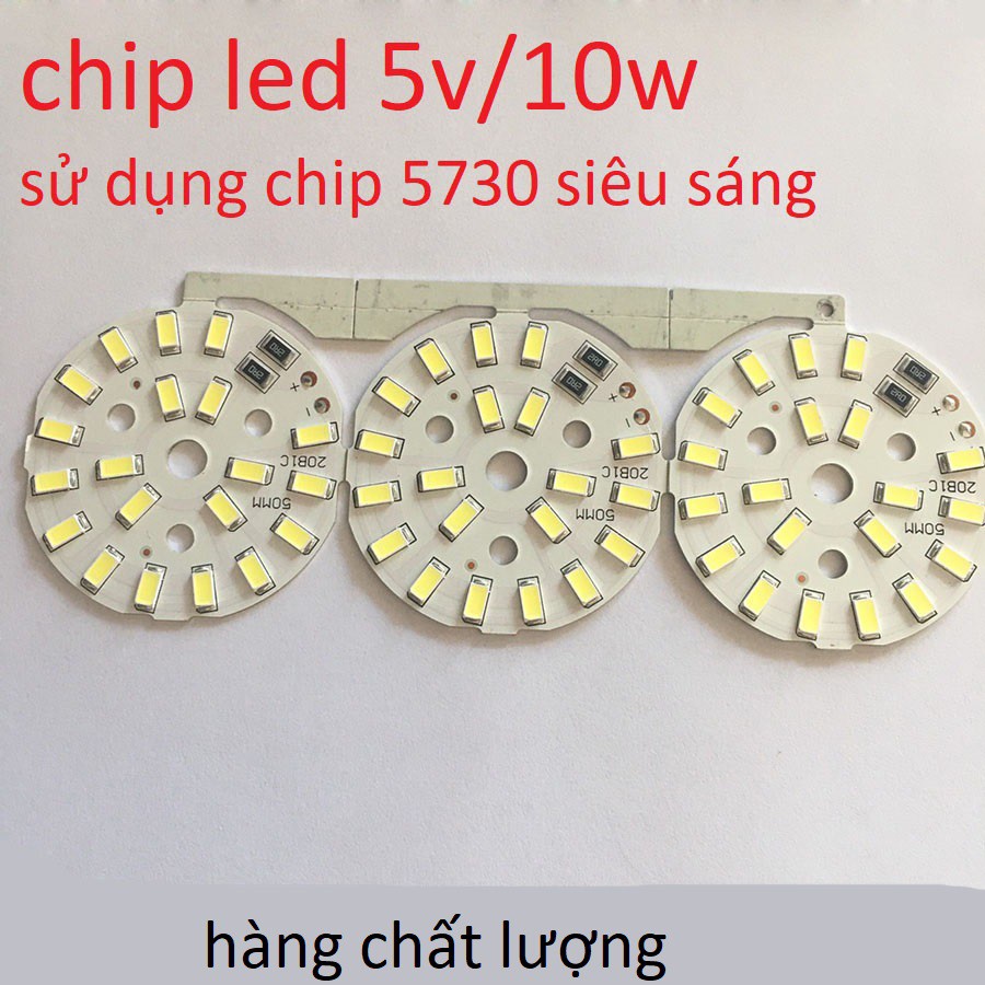 Chip LED 5V / 10W, 24W chip 5730 siêu sáng | Shopee Việt Nam