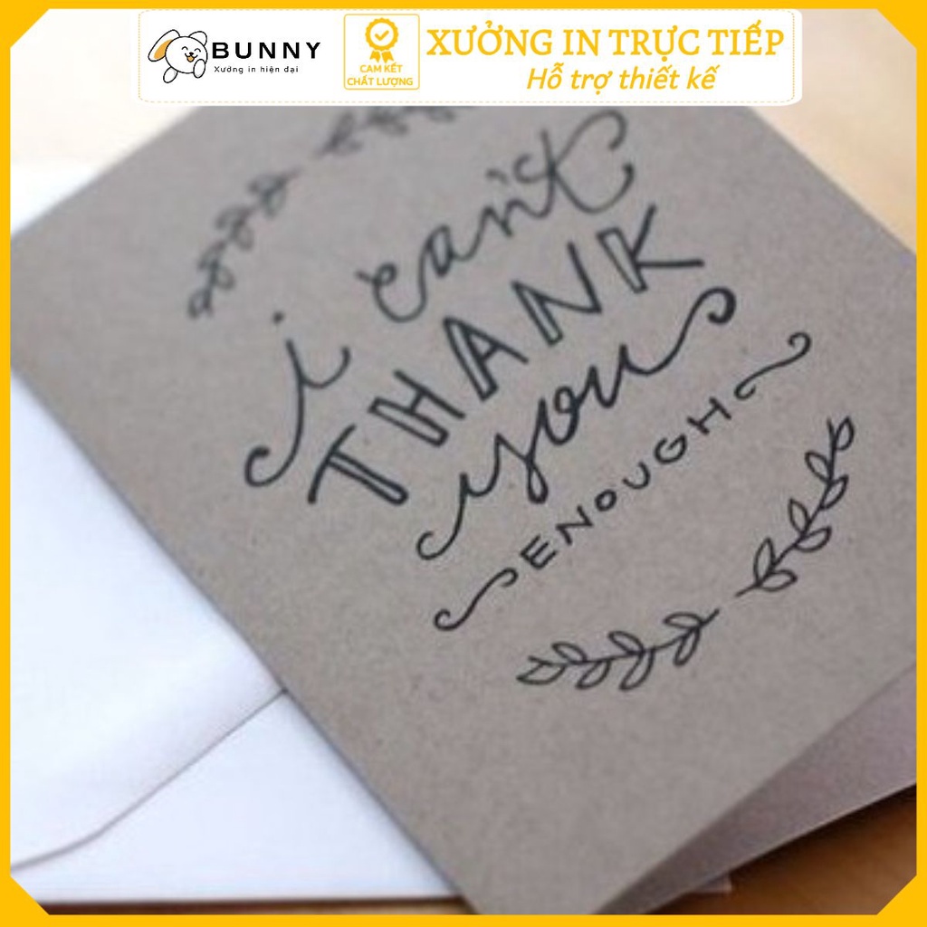 Thiệp Cảm Ơn Dạng Gấp In Theo Yêu Cầu Xưởng In Moph Chuyên In Tem In ...