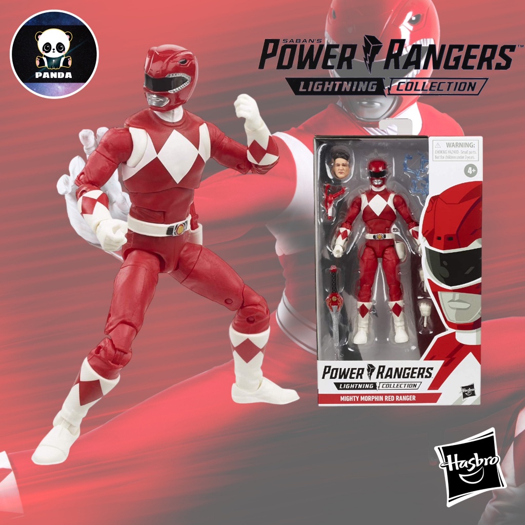 Đồ Chơi Mô Hình Chính Hãng Hasbro: Power Ranger Lightning Collection Mighty Morphin Red Ranger ...