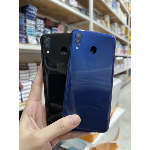Vỏ bộ Samsung M20 / Vỏ sườn + Khay sim + Kính camera Samsung M20 ...
