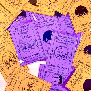 Card Blue Lock | Thẻ bài Blue Lock bóc Pack nhân phẩm | Anime Blue Lock ...