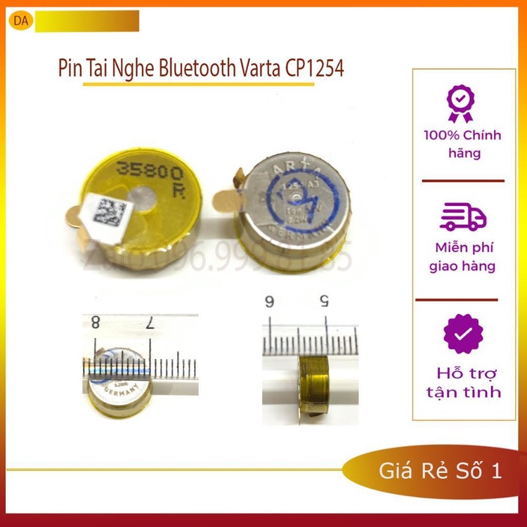 Pin Varta CP1254 3.7V Cho Tai Nghe Bang & Olufsen Beoplay E8, Samsung ...