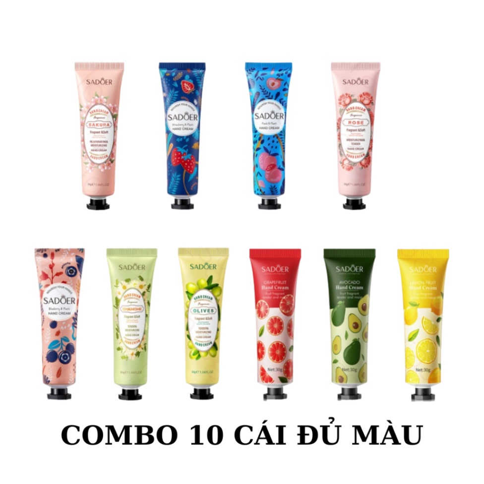 Kem Tay cấp ẩm combo 5 kem dưỡng tay làm mềm mịn da tay hiệu quả DANA ...