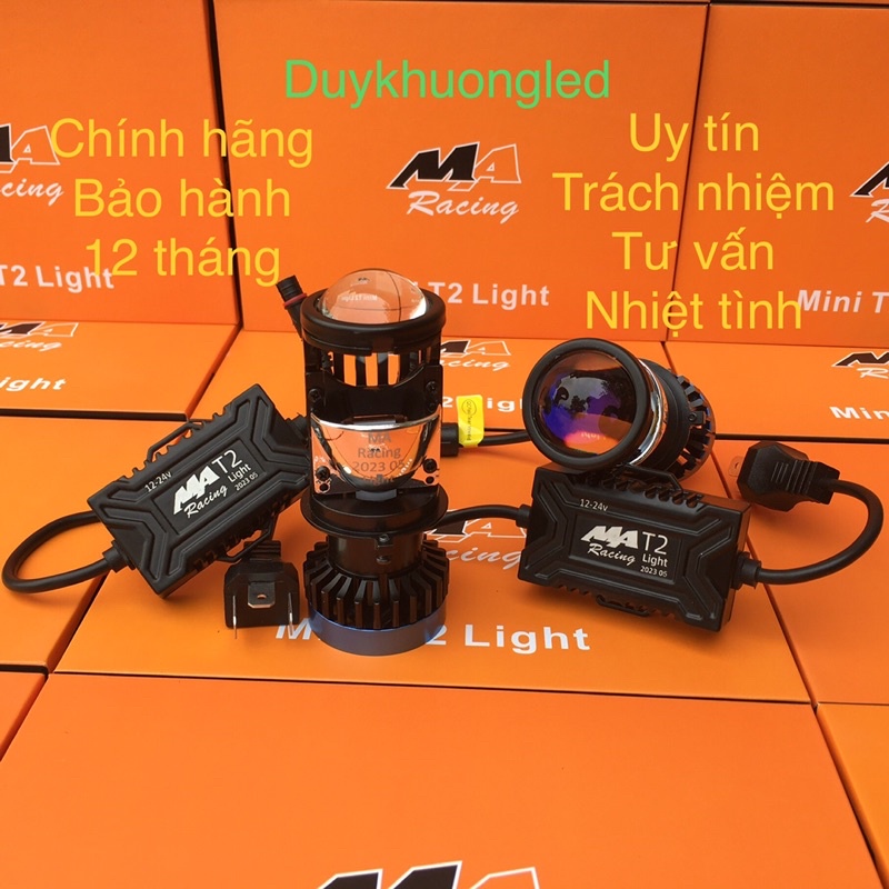 Bi led mini T2 light, chính hãng Maracing (3/2024) bản chỉnh lệch, chân ...
